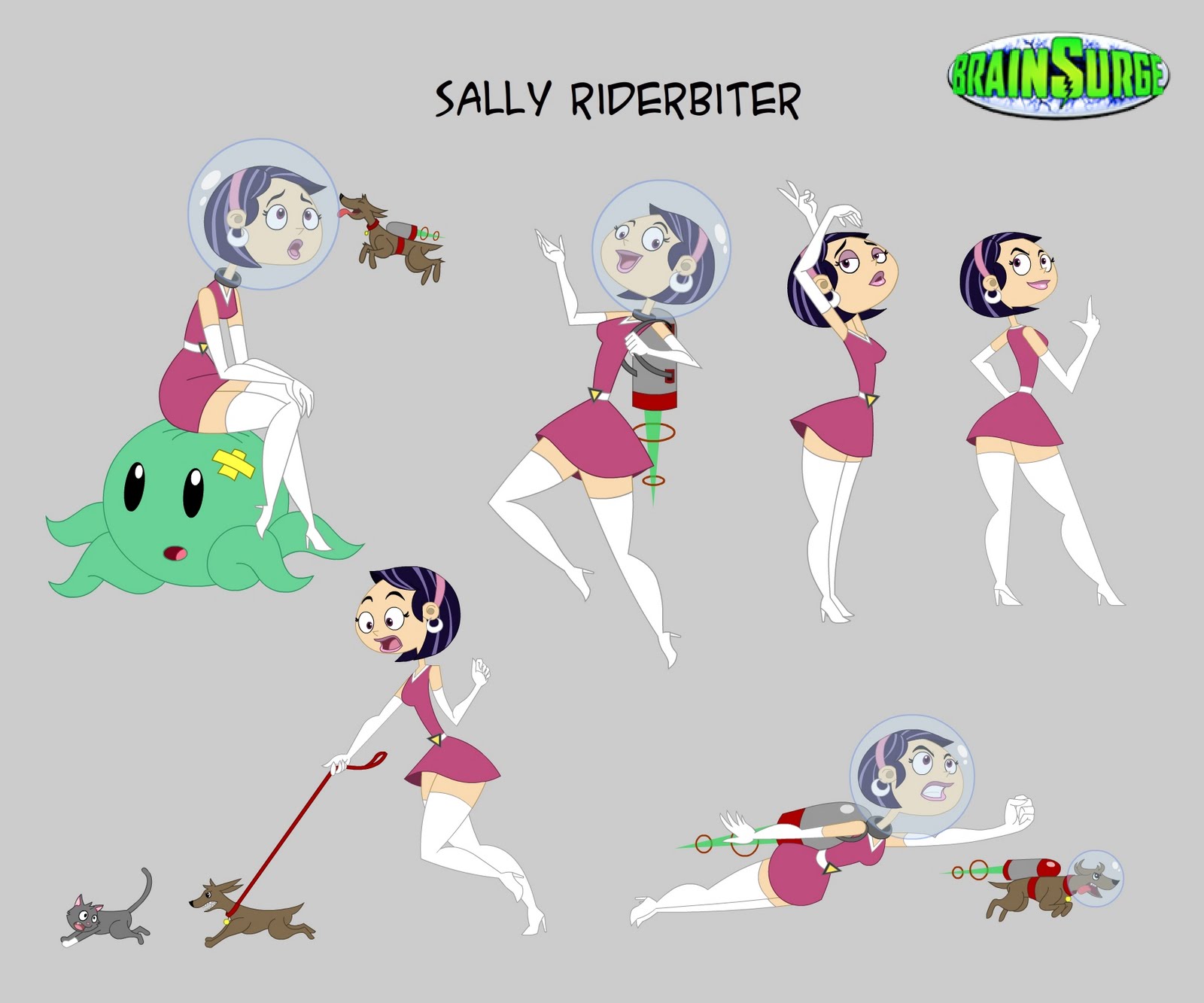 Fluid Noodles: Character Designs for Nickelodeon BrainSurge Season 2