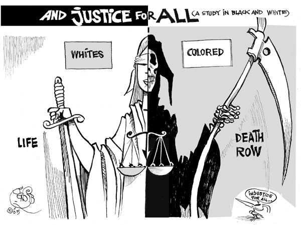 The Death Penatly: Political cartoons