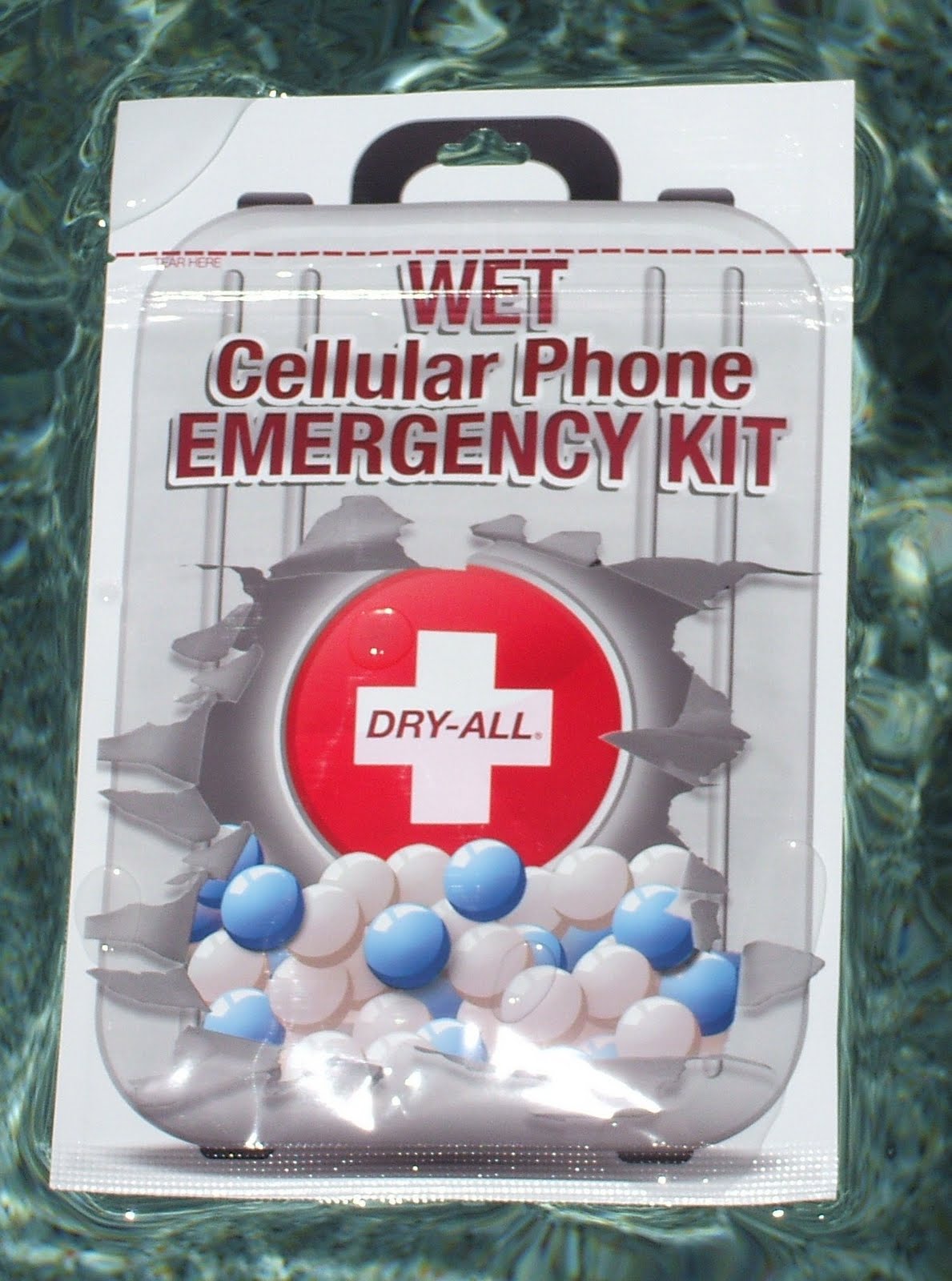 DRY-ALL: wet cell phone in salt water