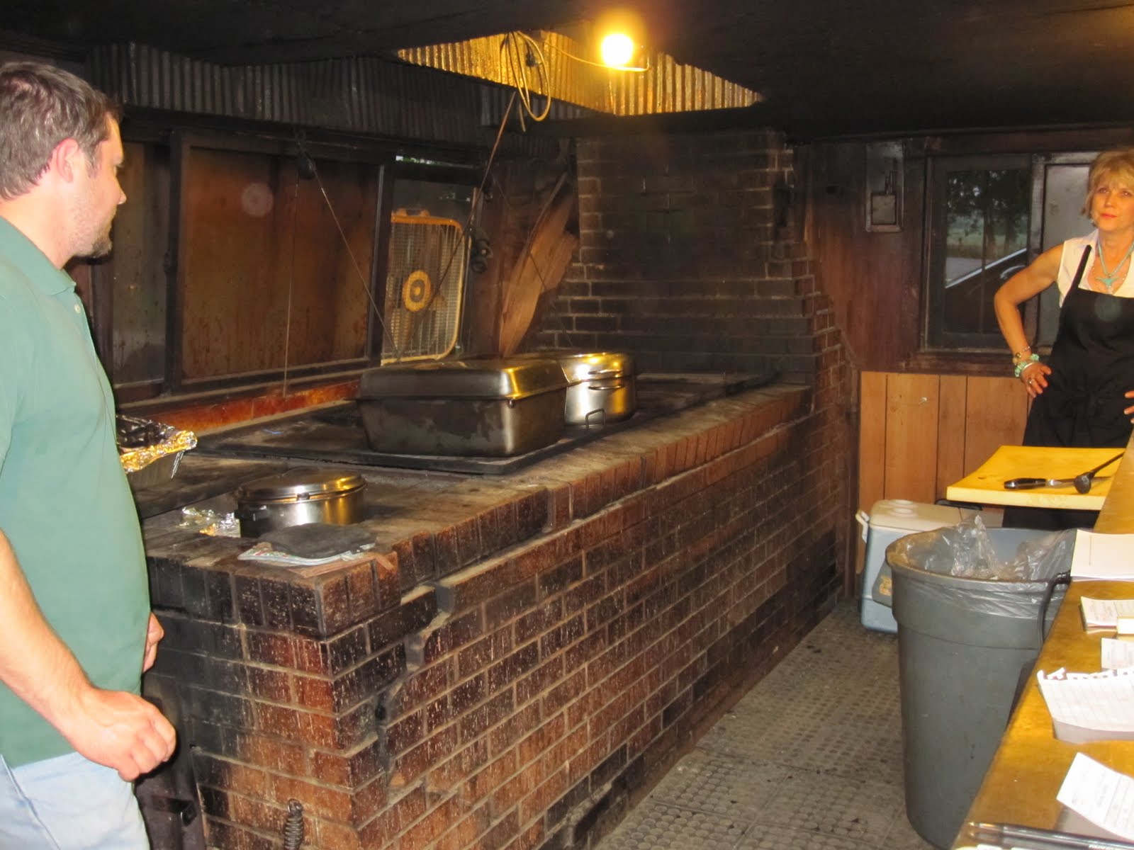 Man Up: Tales of Texas BBQ™: The pit and back room at Cele Store