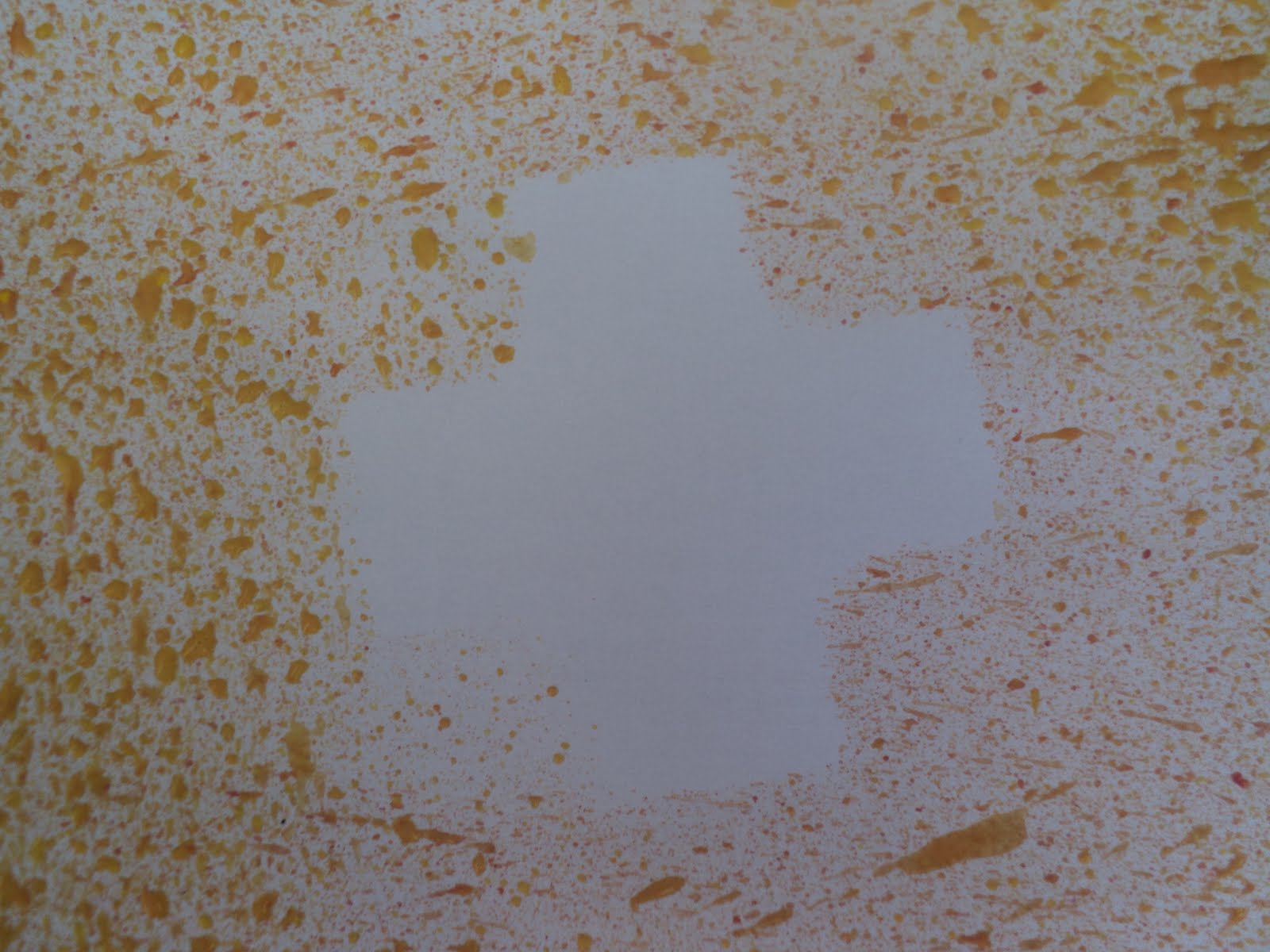 A Little Learning For Two: Scrubbing Brush Spray Painting