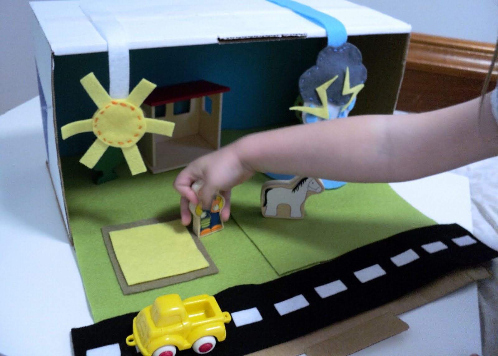 A Little Learning For Two: Weather Changing Diorama