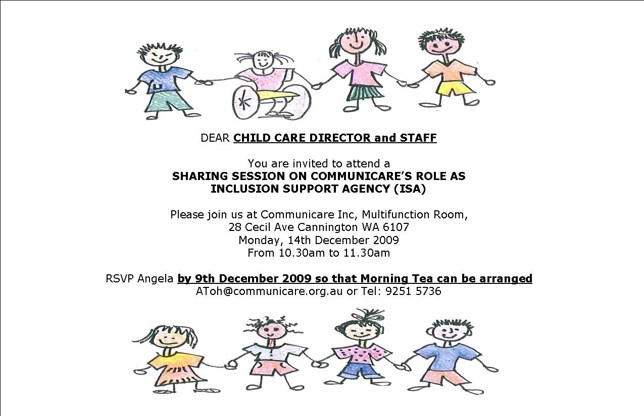 Maximising children's potential through Inclusion: November 2009