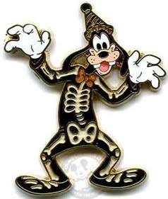 Disney Characters: Goofy Skeleton