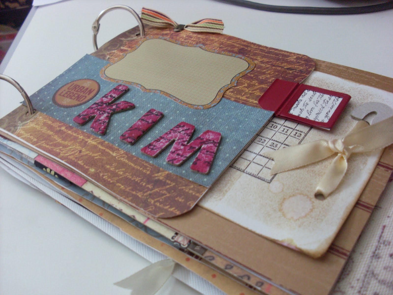 allthingspurple: My very first scrapbook!