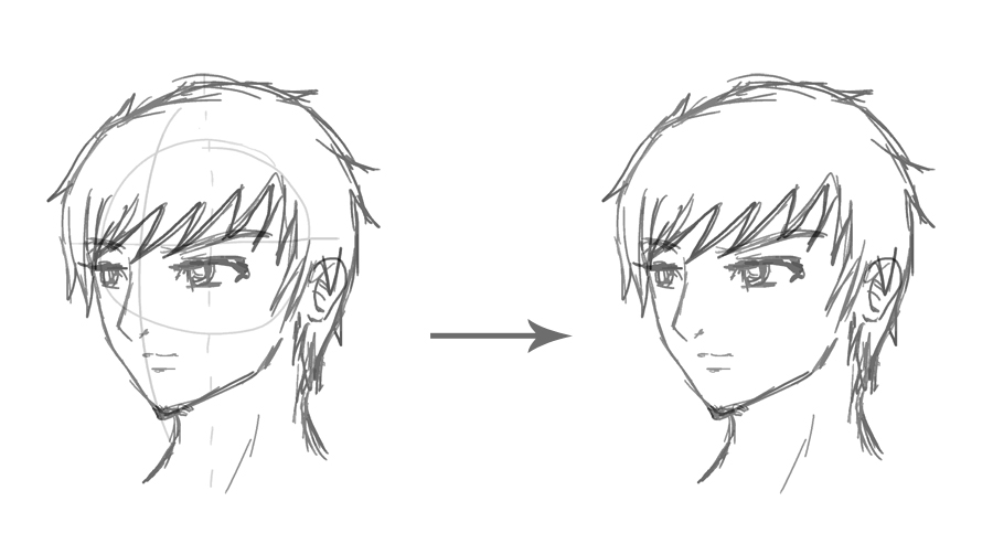 Head and Face: 3/4 View - dream.in.hand