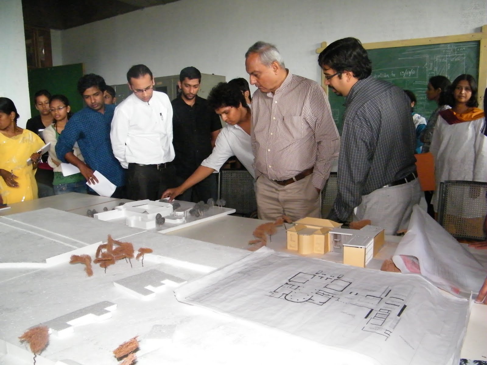 PVP College of Architecture: Visit by Ar. Sen Kapadia