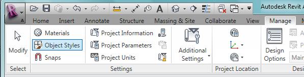 BIMrevit + Construtora Virtual | Blog: 1. Object Styles