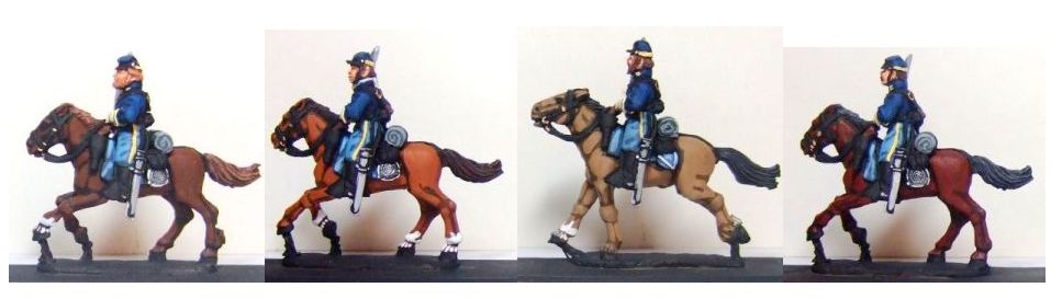 MacPhee's Miniature Men: ACW Commission: Mounted Union Cavalry Finished