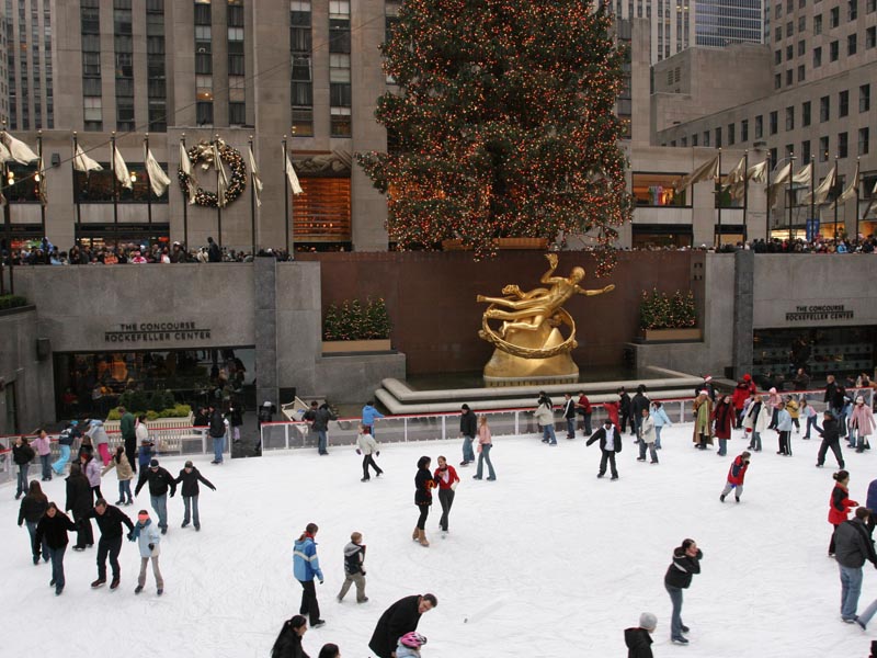 New York a Seus Pés: NYC Acontece - Rockefeller Center abre sua pista ...