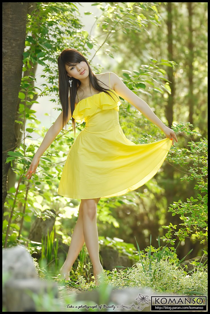 Hwang Mi Hee [황미희] Cocktail Dress ในชุดสีเหลือง อร่ามตา ~ View Pretty Girls