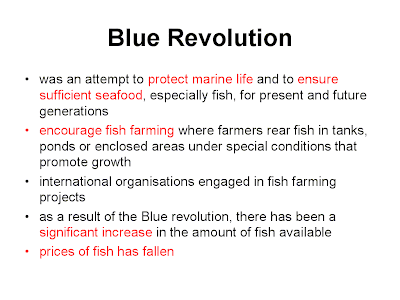 Geography & Cartoon Blog: Geography of Food - Blue Revolution