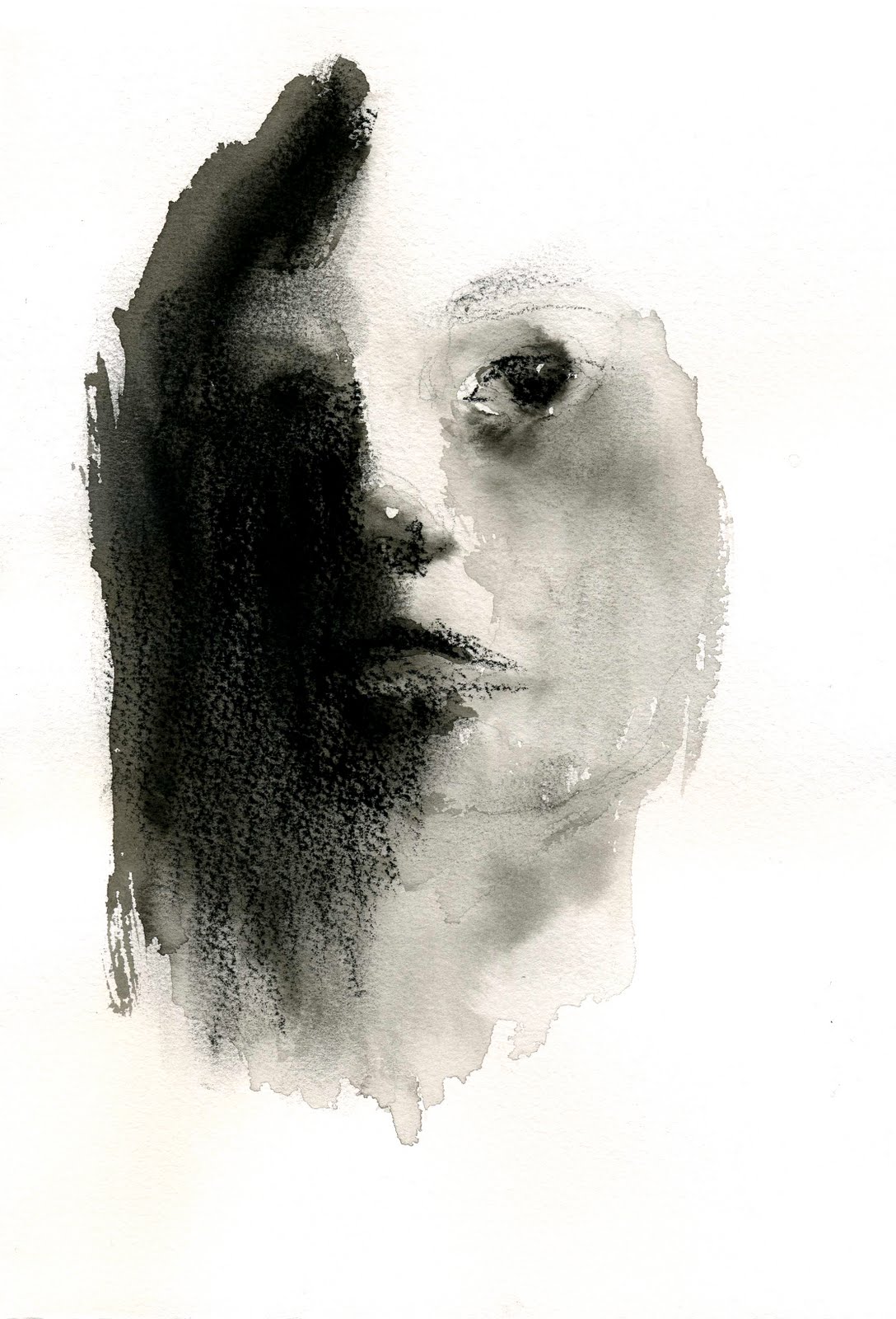 Sarah Keyes: Monochromatic portraits