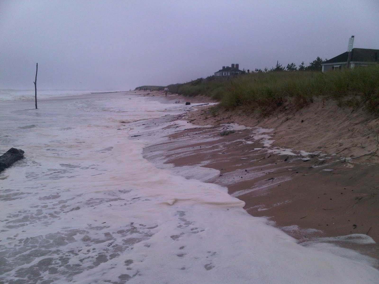 Earl Slams Georgica Beach, East Hampton