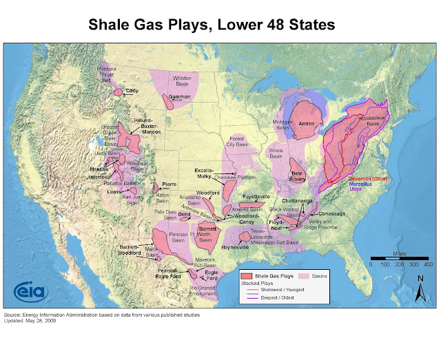 Al Fin: US Lower 48 Shale Gas Maps