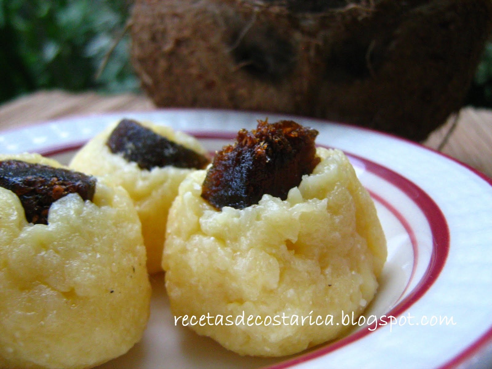 Cocina Costarricense: cajetas de coco y leche