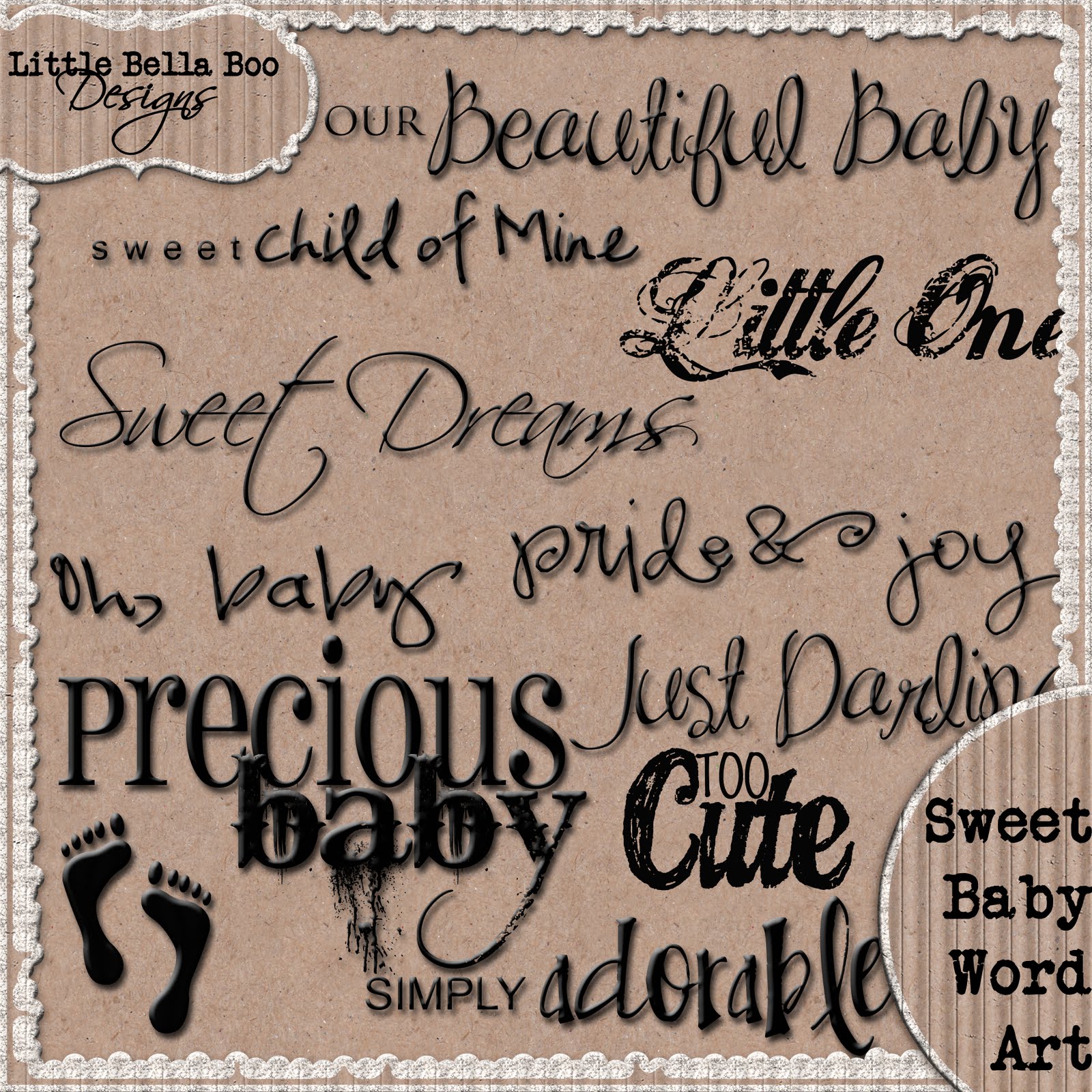 Little Bella Boo: NEW KIT for all those Precious Babies and a FREEBIE!!!