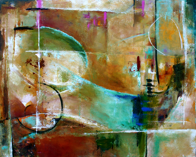 Elizabeth Chapman Art: 'Faith' Contemporary Abstract Painting