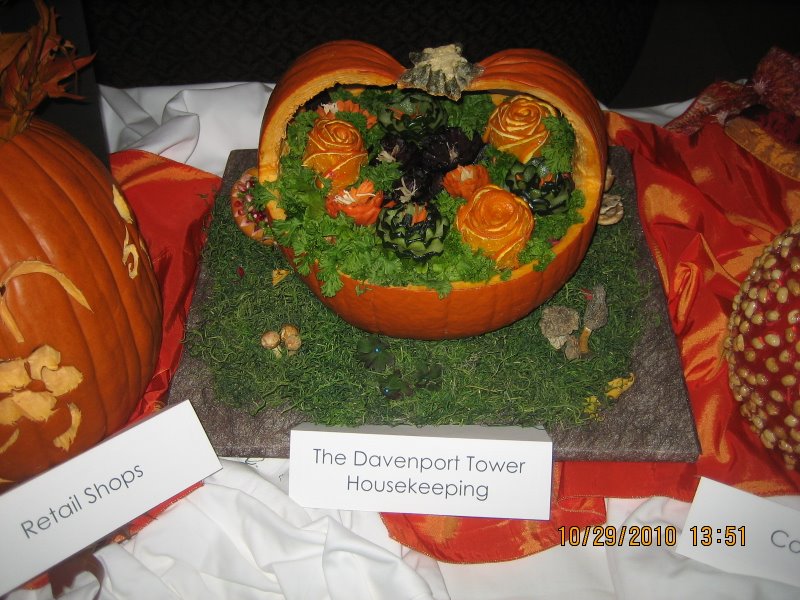 The Davenport Hotel and Tower: Pumpkin Carving Contest