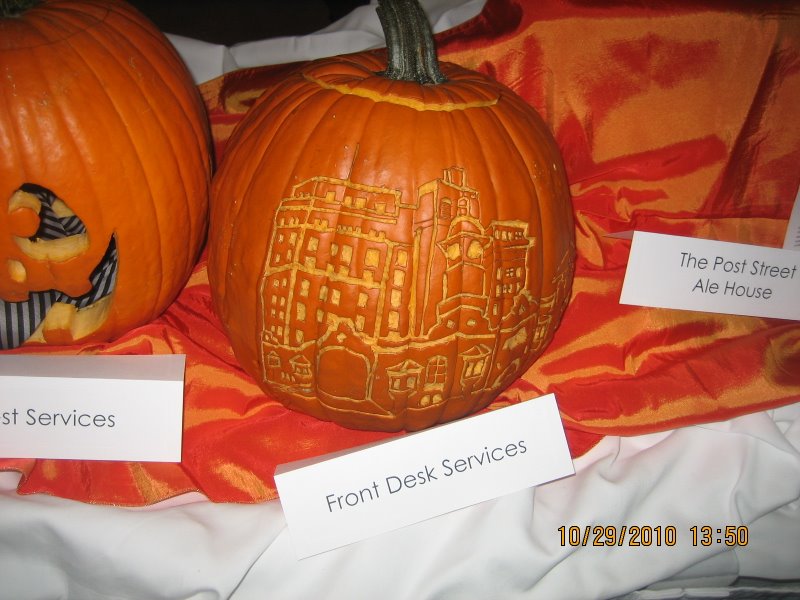 The Davenport Hotel and Tower: Pumpkin Carving Contest