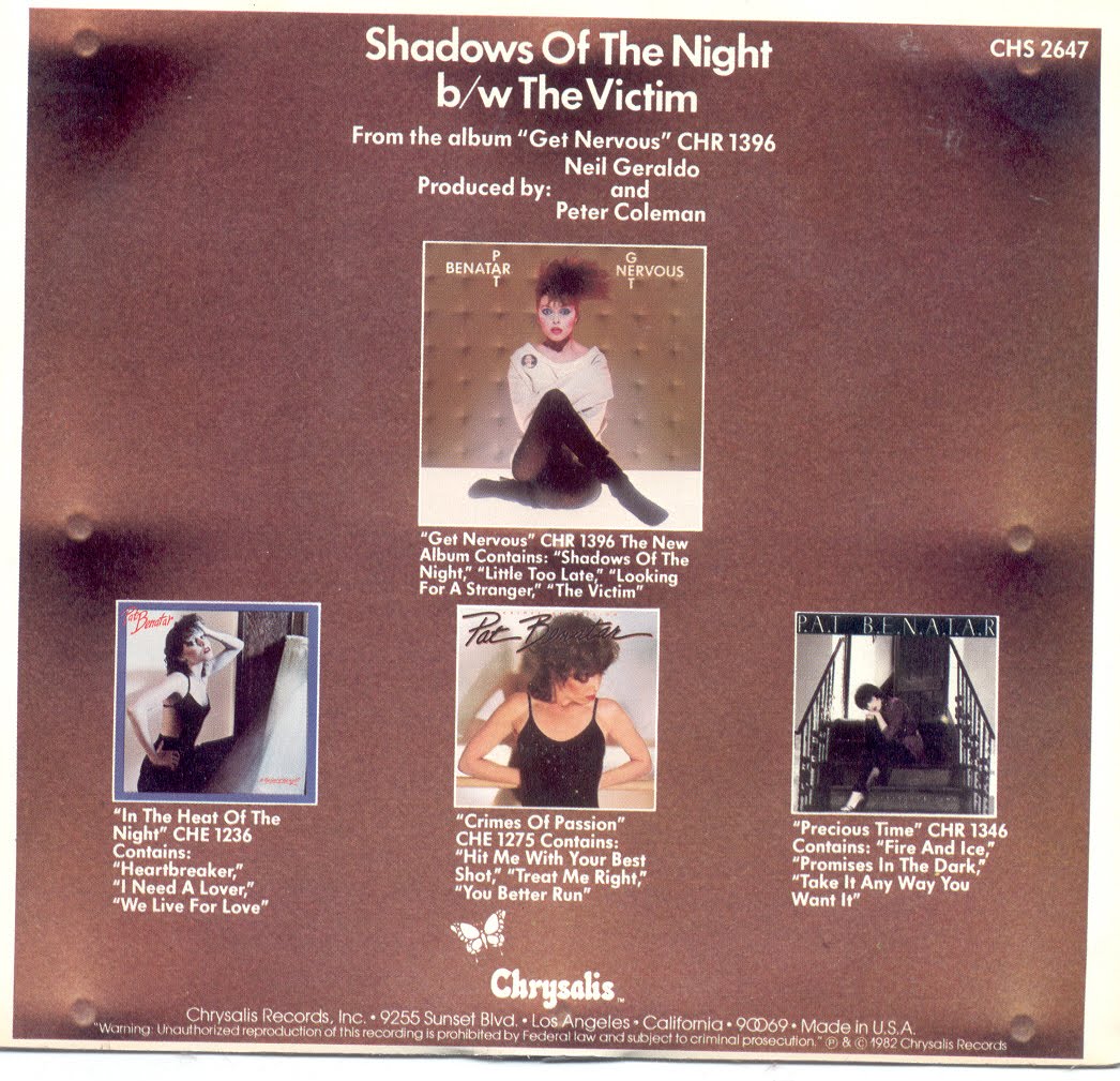 Picture Sleeves A Go Go!: Pat Benatar