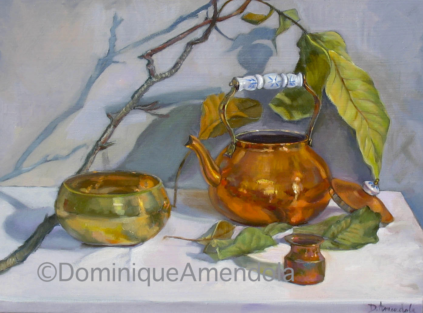 DAILY PAINTERS MARKETPLACE: Copper and brass, still life paintings, oil ...