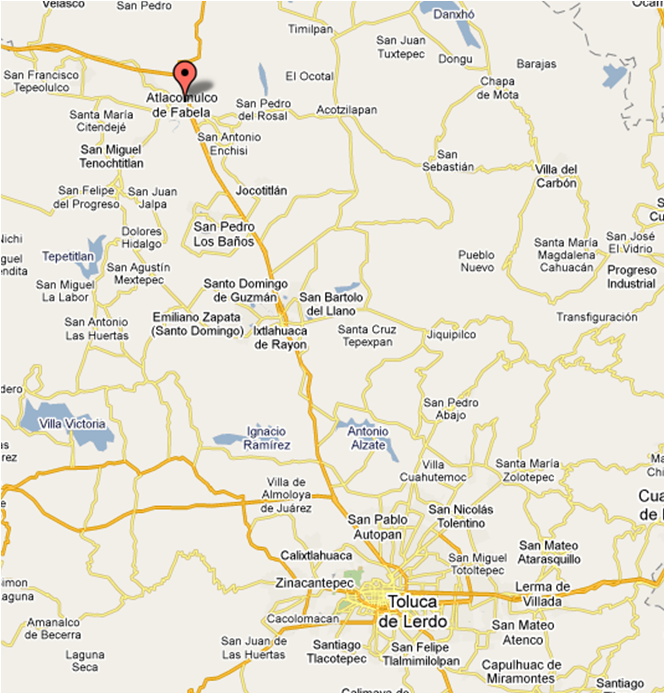 Atlacomulco: COMMENT ARRIVER?