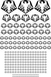 Les bannières du Chapitre de la Raven Guard | Librarium Raven Guard