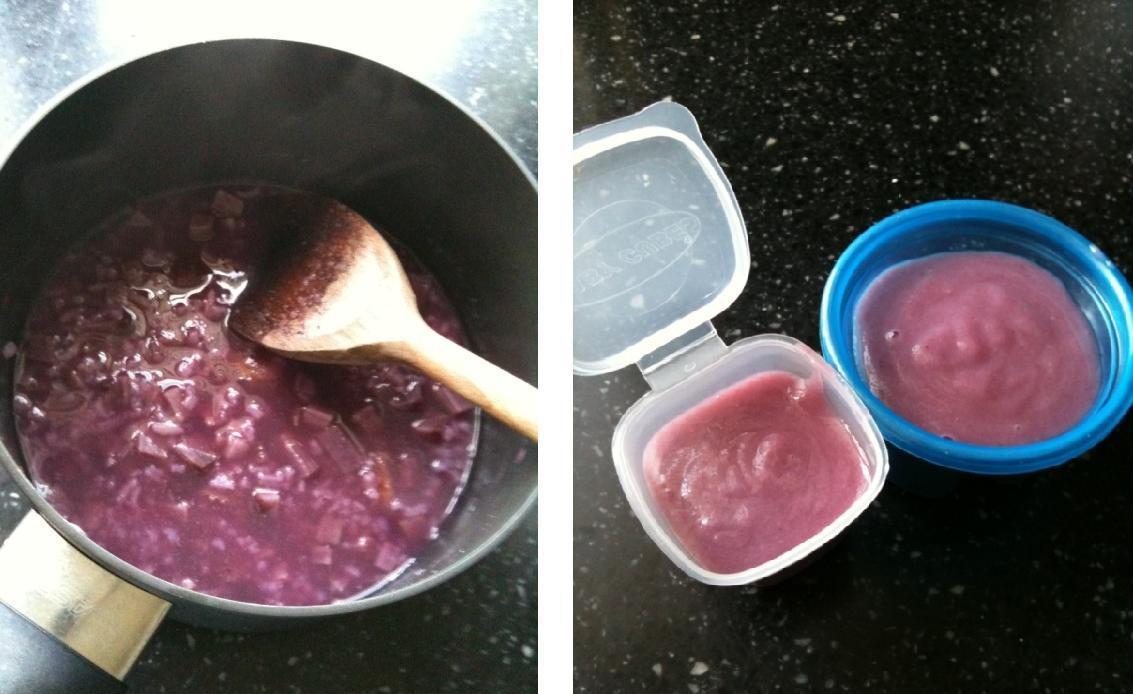 ZoneSaya: Bubur Nasi Purple untuk si kecil