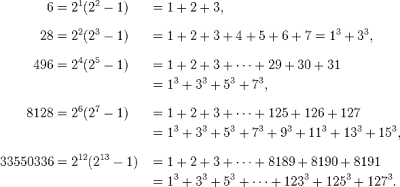 Perfect Numbers in Mathematics ~ I Answer 4 U