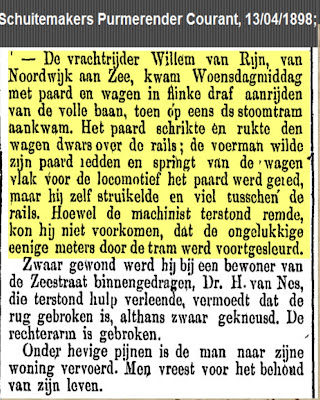 mijn noordwijkse afkomst: Willem van Rijn onder de Tram