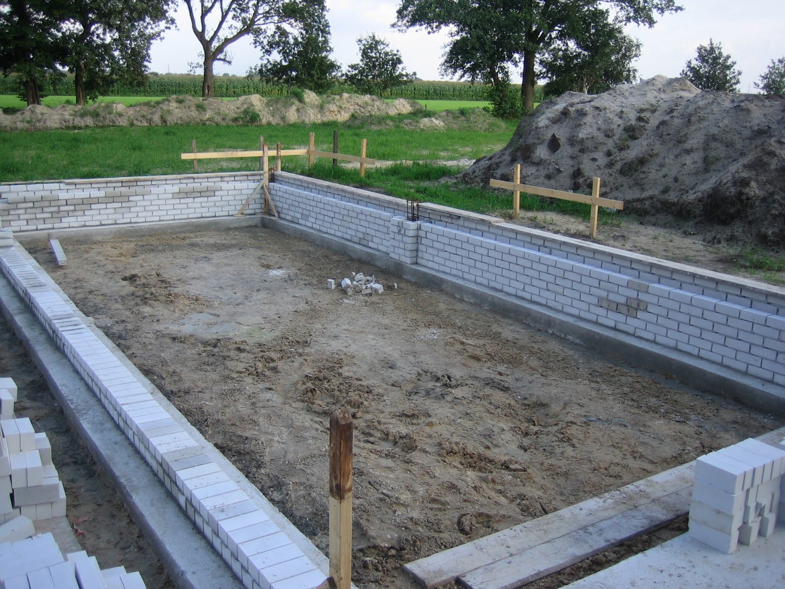 IJhorst ons avontuur: Fundering