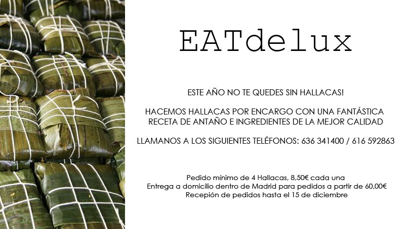 Asociación Venezolana de Desplazados: Hallacas