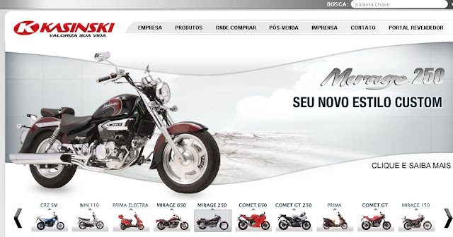 Novo Site Kasinski | Mirageiros