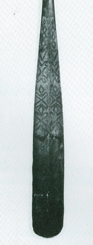 Paddle Making (and other canoe stuff): Logan Museum c1900 Odawa Replica