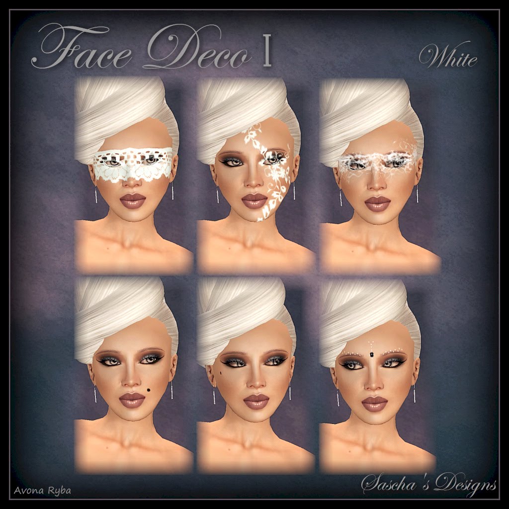 Sascha's Designs - Formal & Classy Casuals: Face Deco