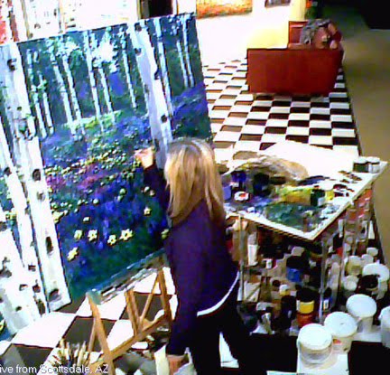 Aspen Paintings by Contemporary Aspen Artist Jennifer Vranes, Birch ...