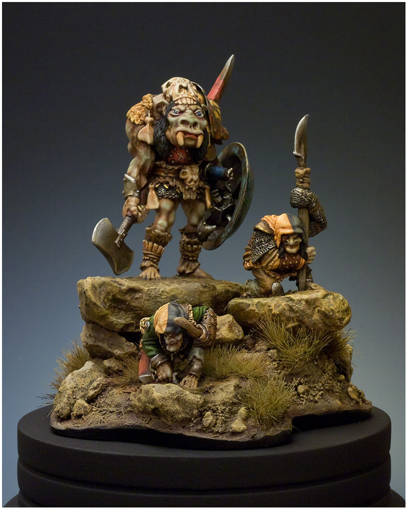 Paint Splats: Asgard Half Troll Chieftain FM27 v2