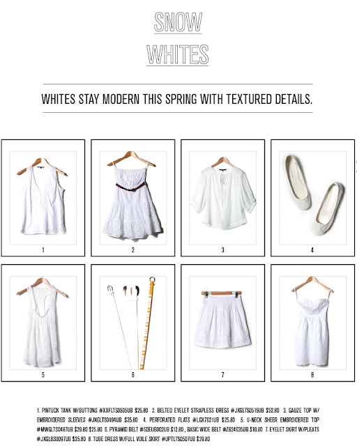lookbook: White hot trends from Urban Behavior