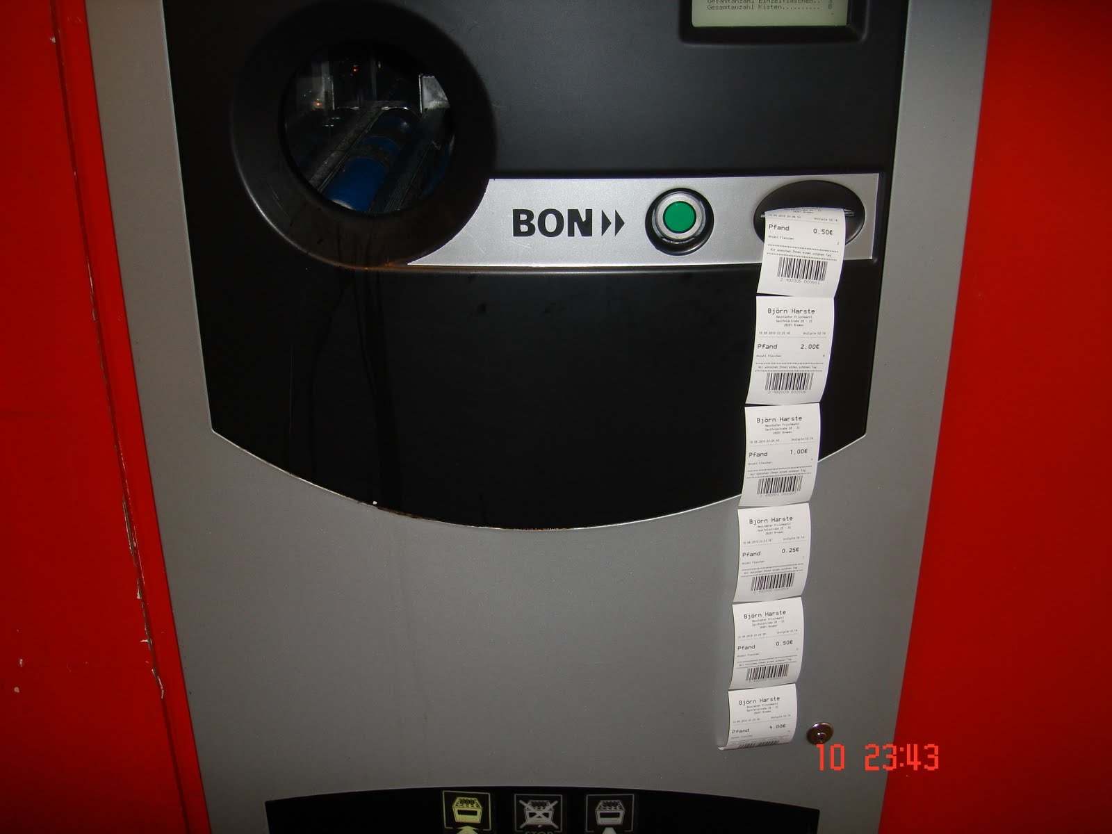 Johny´s authentic blog!: Leergutautomat mit eigener Seele.