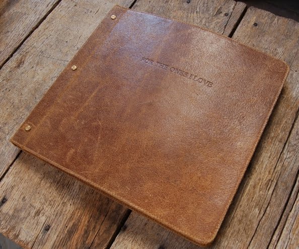 Heliotrope: Sugarboo Designs Leather Photo Album