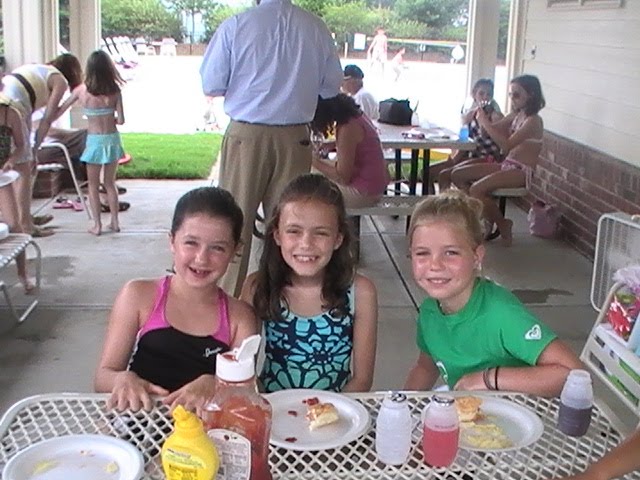 The Buckley Bunch: Skylar's birthday party at the pool