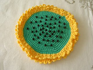 Garnmajas stickor: Solros