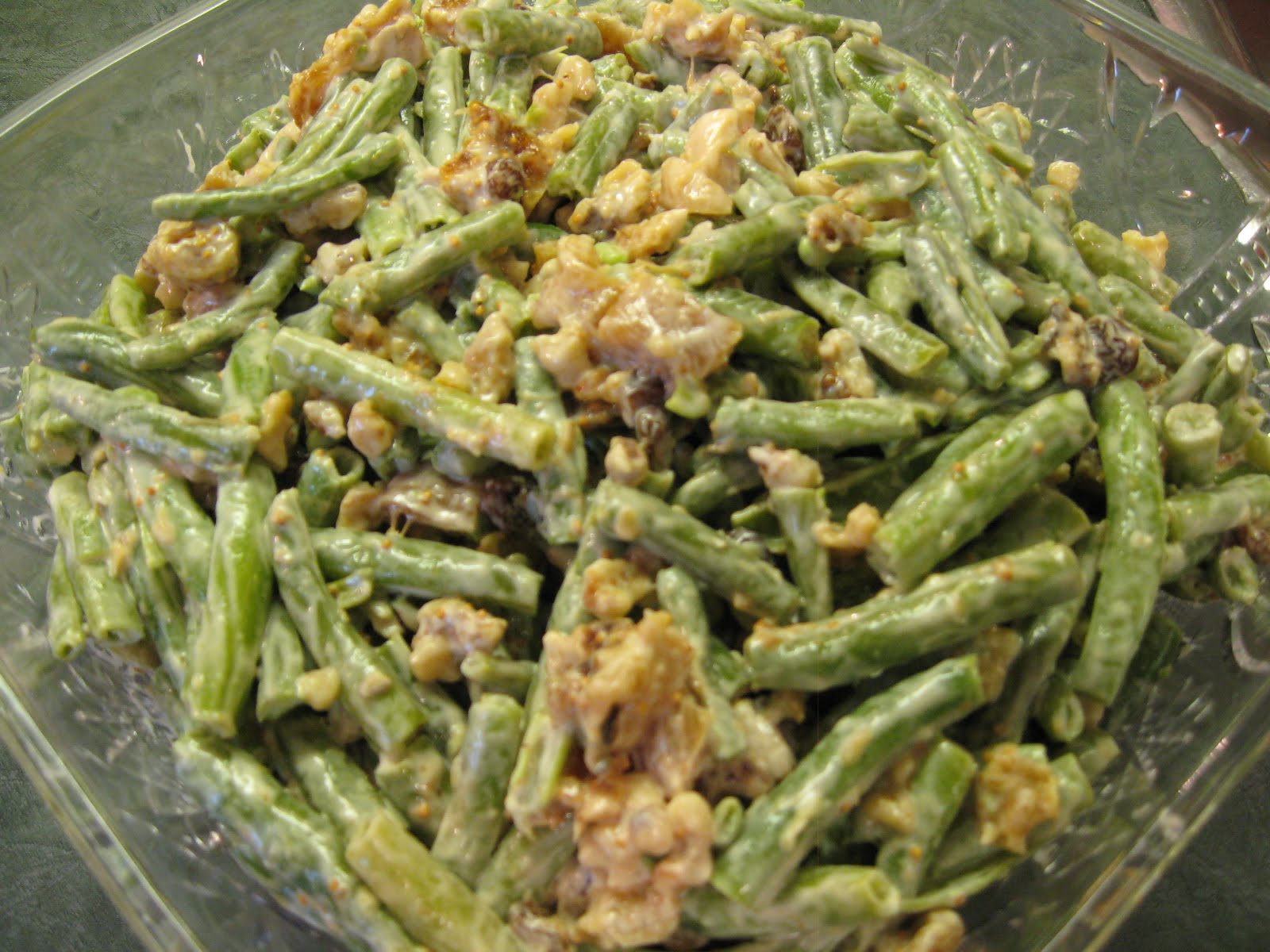 Sweet Cakes Toronto: Ensalada de vainitas y frutos secos