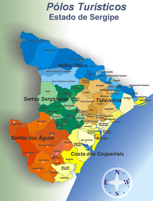 Turismo de Base Comunitária Santa Luzia do Itanhy: Pólos Turísticos de ...