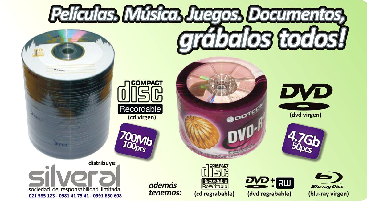 :: Silveral :: Todo lo que necesitás!: CDs, DVDs virgenes a precios de ...