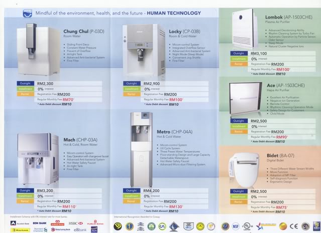 COWAY ~We Bring Wellness~: Penulen Air / Water Purifier Coway