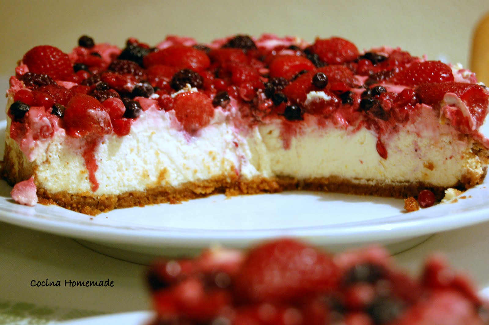 Cheesecake con frutos rojos (Version 2.0) | Cocina Homemade