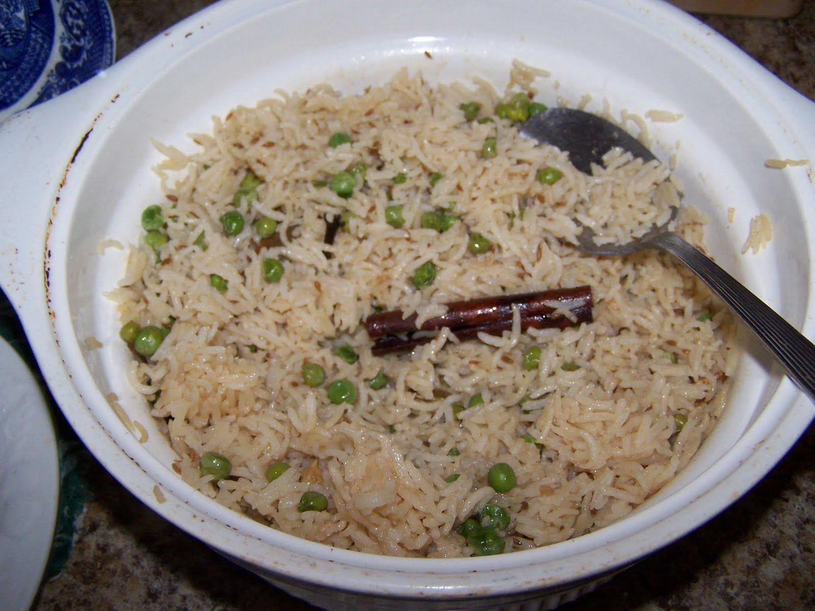 My Experimental Kitchen: Indian Spiced Rice with Peas