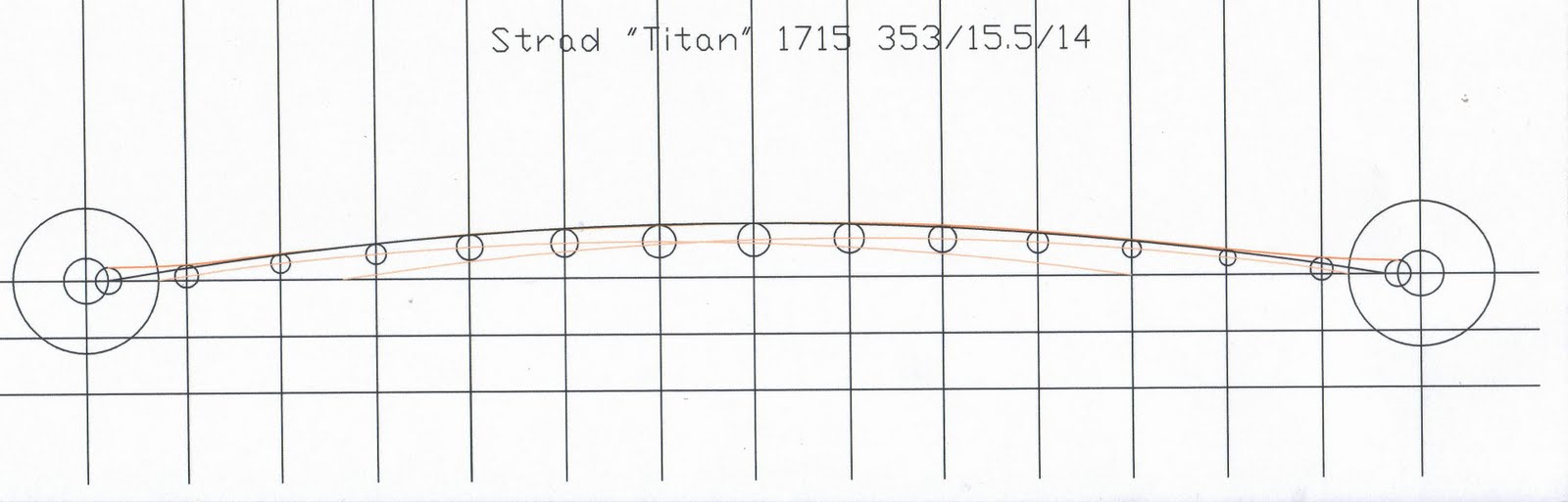 Ken's violin making: The back long arch